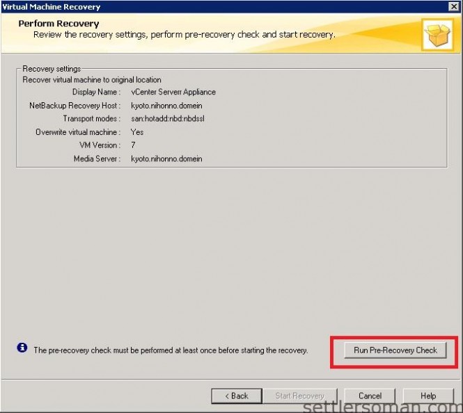 How to restore VMware VMs backups by NetBackup? | Settlersoman - A ...