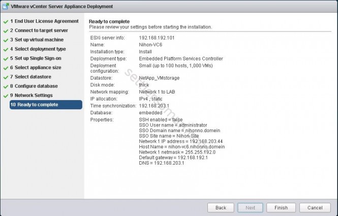 How To Deploy The Vcenter Server 6 Appliance With An Embedded Platform