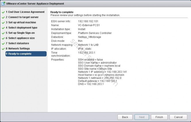 How To Deploy External Platform Services Controller Appliance