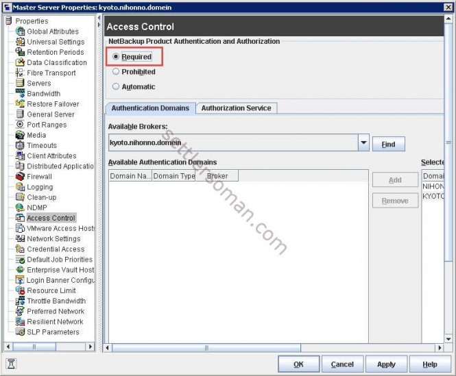 How to configure NetBackup Access Control (NBAC) ? | Settlersoman - A ...