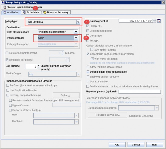 How to configure a backup policy to protect NetBackup Catalog ...