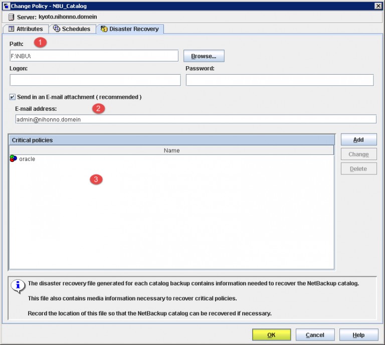 How to configure a backup policy to protect NetBackup Catalog ...